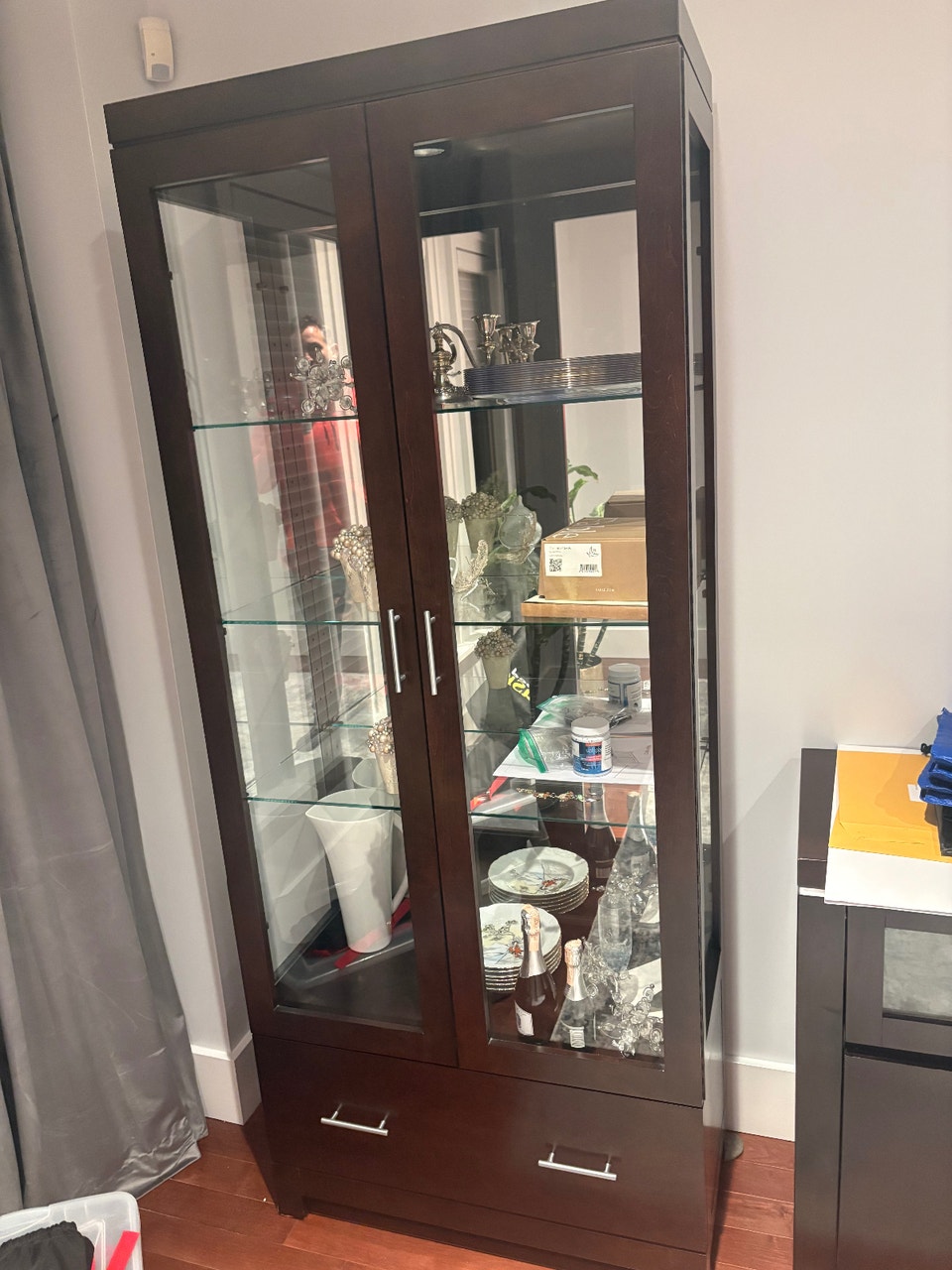 Curio cabinet and matching buffet. Amazing condition ! | Hutches ...