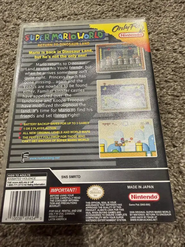 Snes super Mario world rom hack fanmade game | Older Generation ...