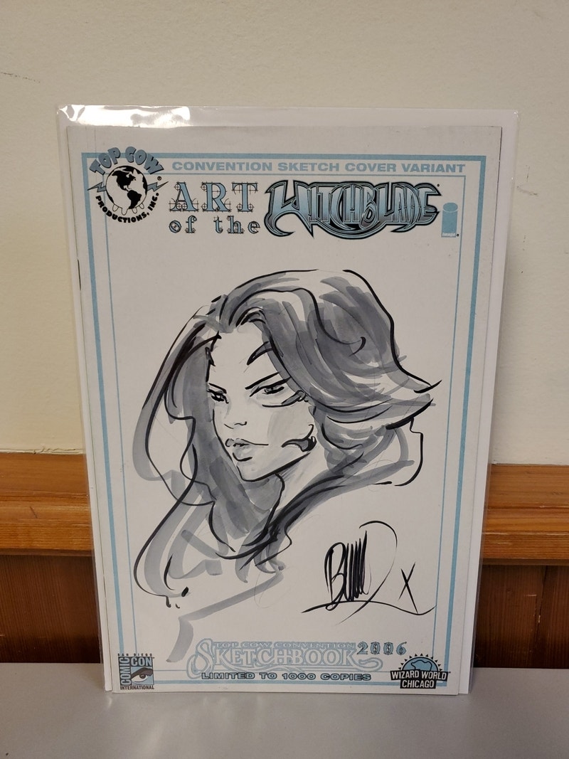 Art Of Witchblade Joe Benitez Top Cow Convention Sketch Variant ...