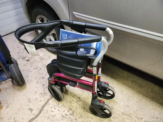 Evolution Trillium Folding Rolling Frame walker with wheels/seat ...