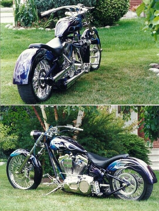 Custom built Chopper Harley Davidson Pro Street award winning HD ...