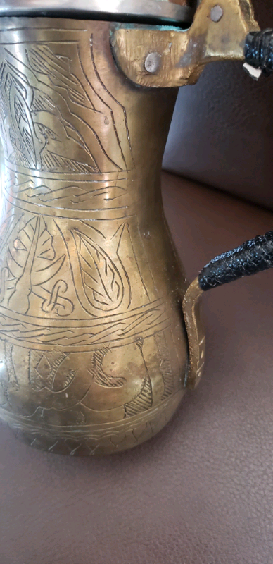 Vintage Dallah Arabic coffee pot. Brass | Arts & Collectibles | Laval ...