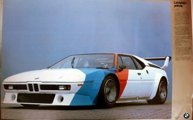 Posters: Vector W2 & BMW M1; from the 1980's; $5 ea | Arts ...
