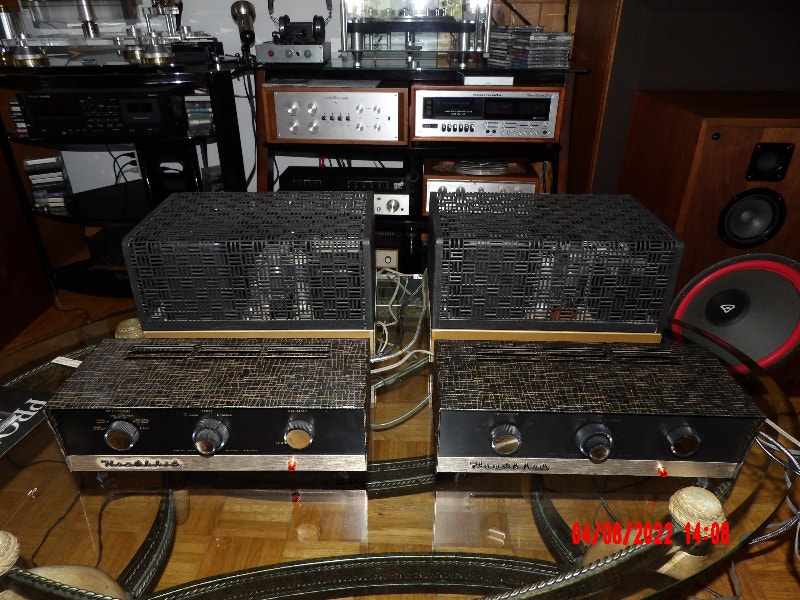 Heathkit W-5m tube mono blocks / AA-60 tube pre amplifiers | Stereo ...