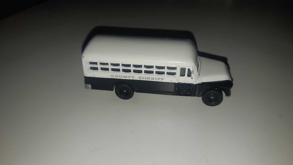 1956 Chevy Bus County Sheriff loose Johnny Lightning 2002 1/64 | Toys ...