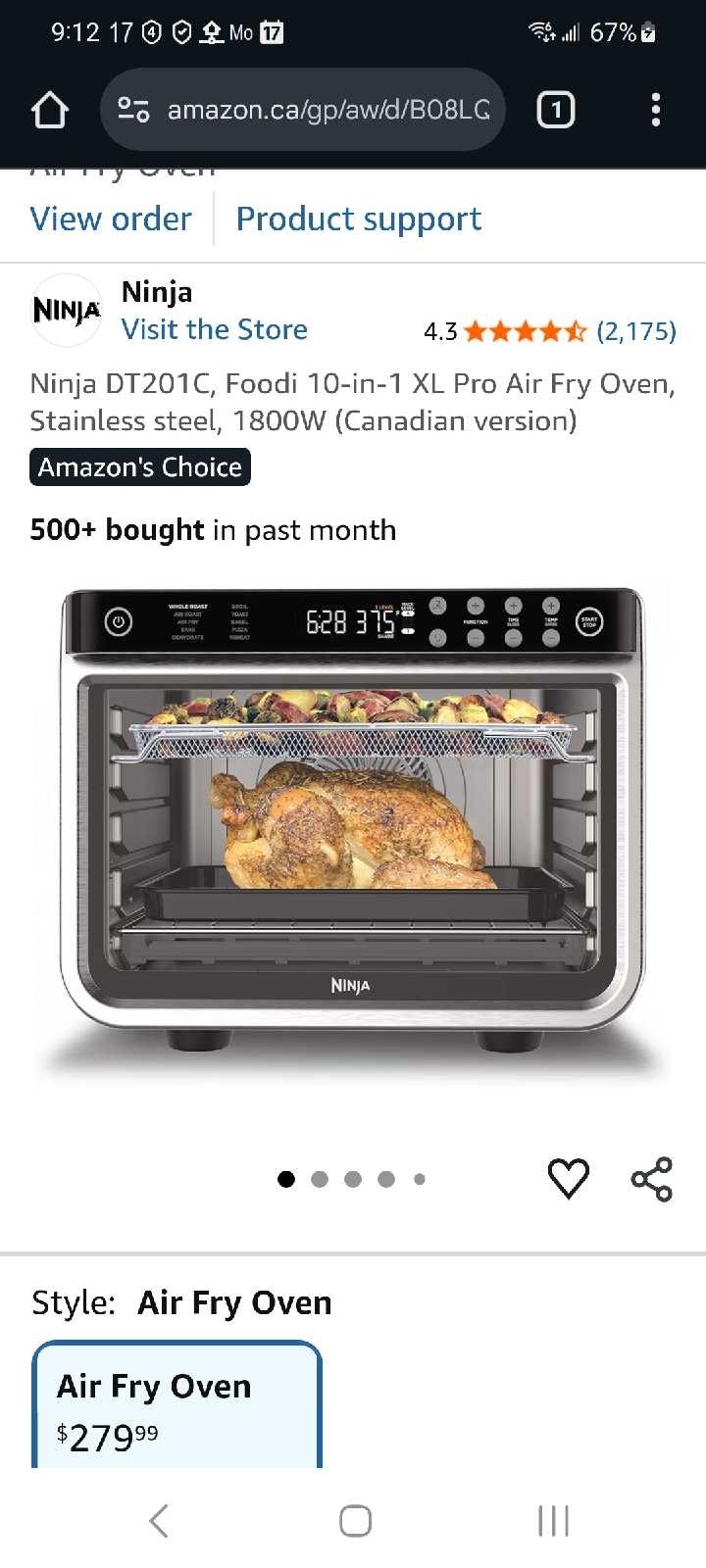 Like New Ninja Foodi 10-in-1 XL Pro Air Fry Oven Current Model | Stoves ...