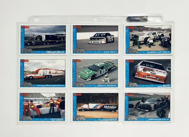 1992 Traks Racing Machines Collection NASCAR 100 Cartes Set COMP | Arts ...