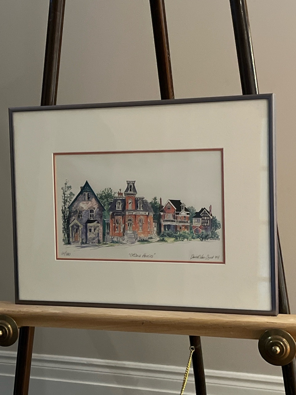 David Van Dyck Signed & Numbered Print “Ottawa Houses” | Arts ...
