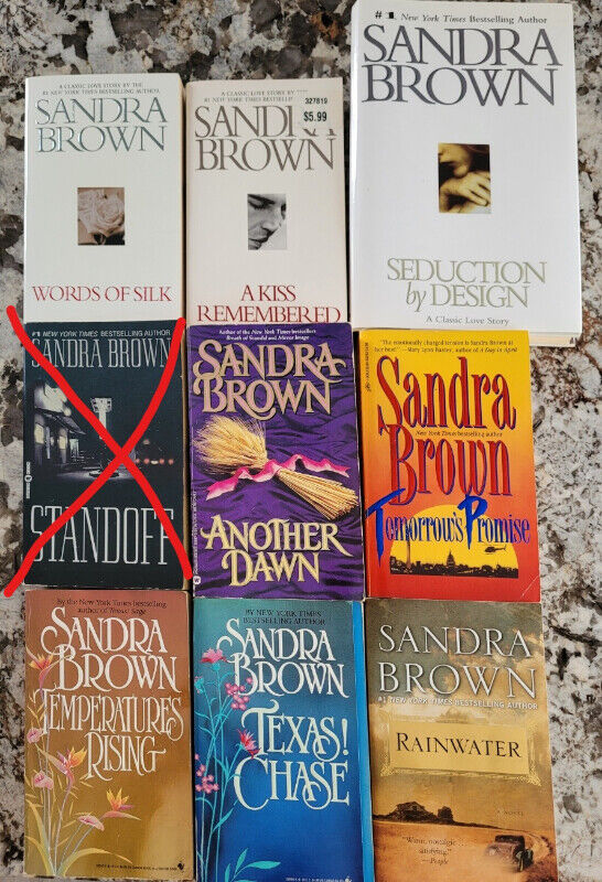 Sandra Brown books Romantic, Thriller Suspence Novels | Ouvrages de ...