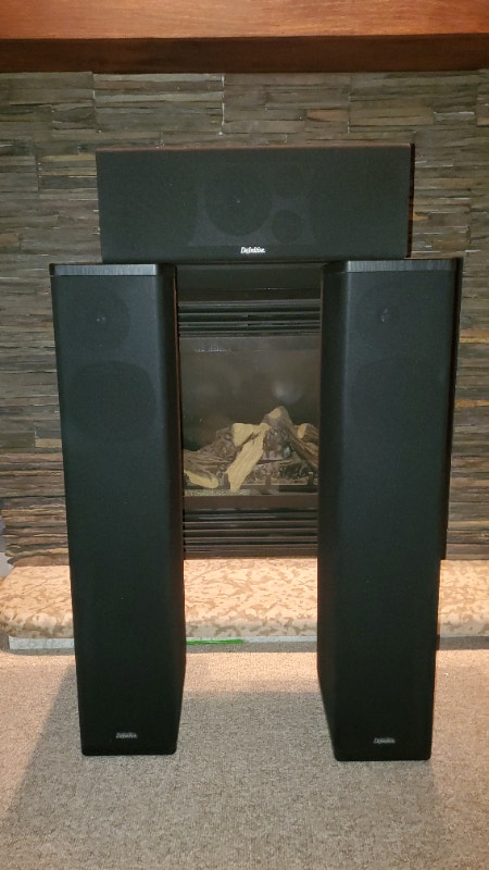 Definitive Technology BP6 pair and C1 center channel | Speakers ...
