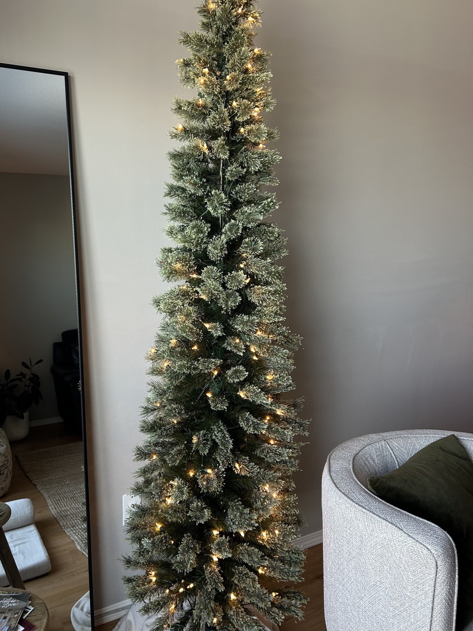 7ft prelit cashmere pencil Christmas tree | Holiday, Event & Seasonal ...