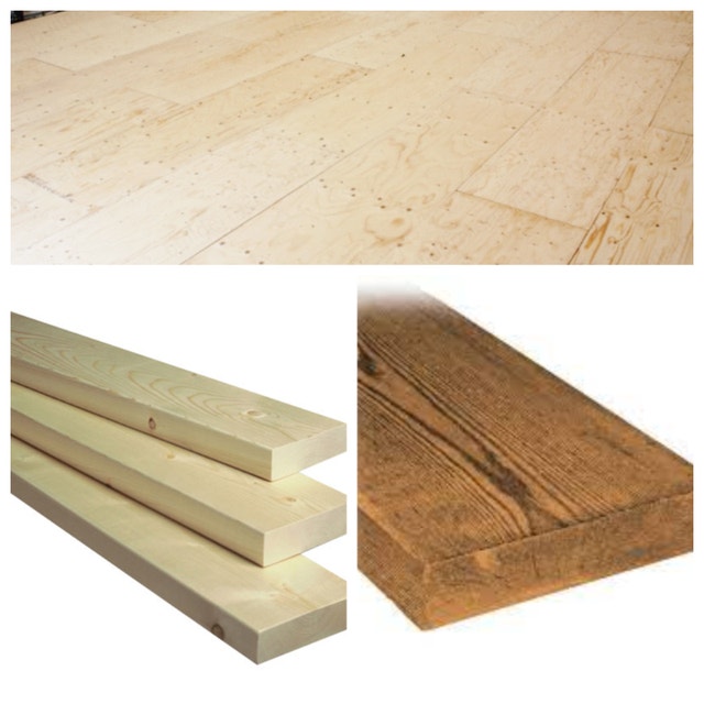 PLYWOOD STAMPED & STRAPPED PLYWOOD OSB 2X4 PREASURE TREATED | Floors ...
