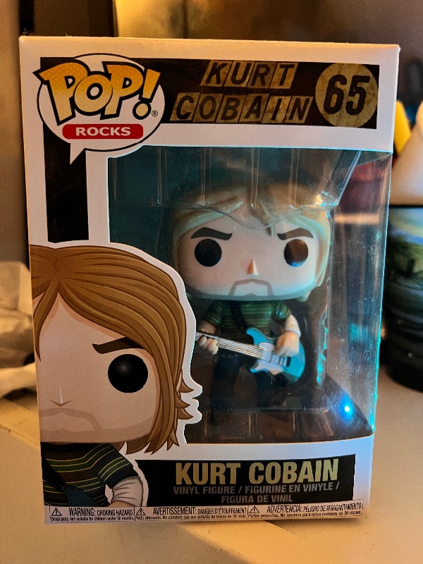 Pop Rocks Kurt Cobain Funko Pop Nirvana Collectible figure | Arts ...