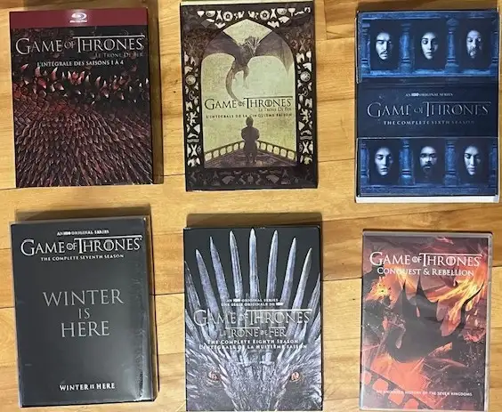 Games of Thrones - Toutes les 8 saisons | CDs, DVDs & Blu-ray | City of ...