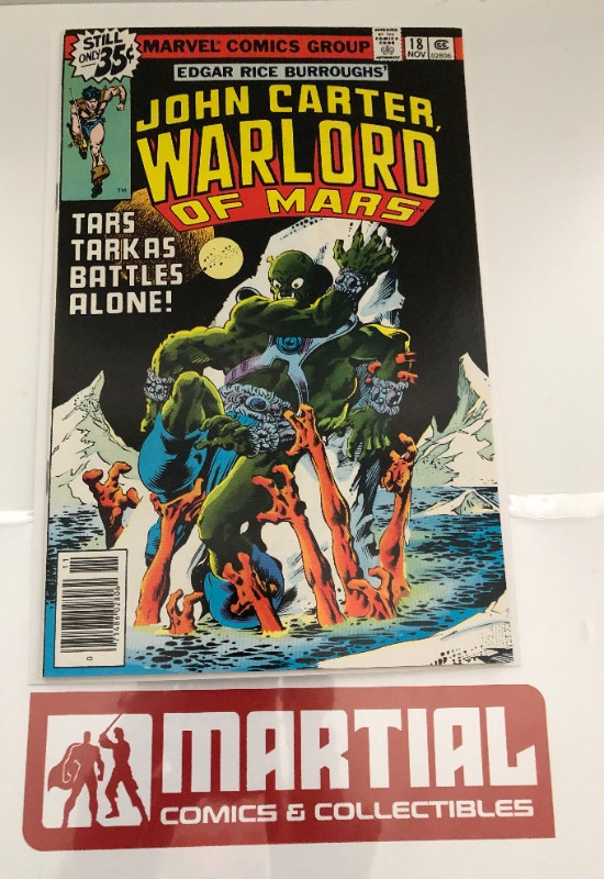 1st Frank Miller at Marvel John Carter Warlord of Mars #18 comic ...