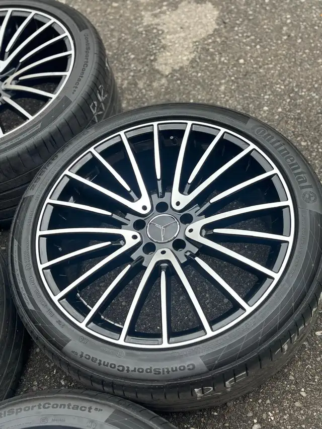 20"Merc S Class/ CL/ Maybach stylestaggered (5x112)+Continentals ...