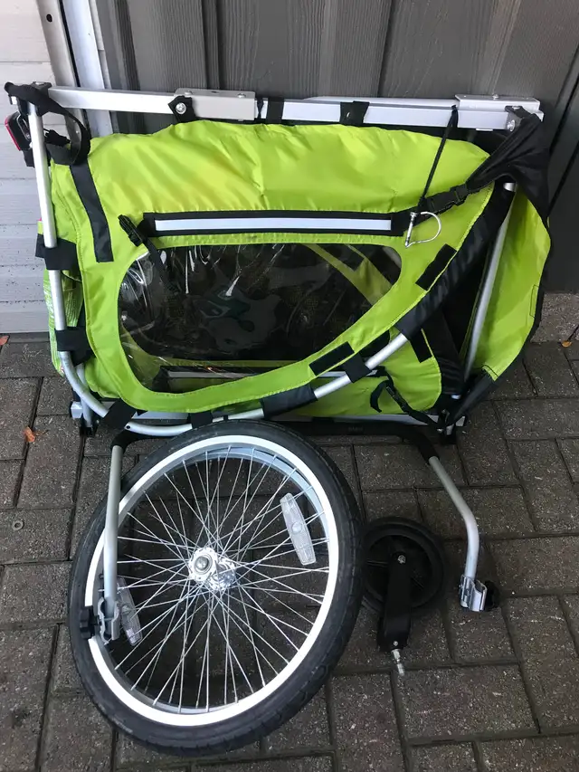 Nakamura Poussette+Remorque de vélo 2-en-1 à double place | Strollers ...