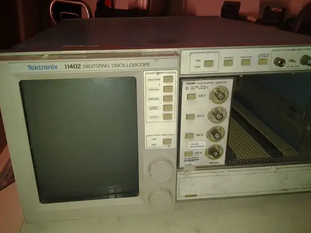 tektronix 11402 with 11a34 4 channel amplifier oscilloscope | Other ...