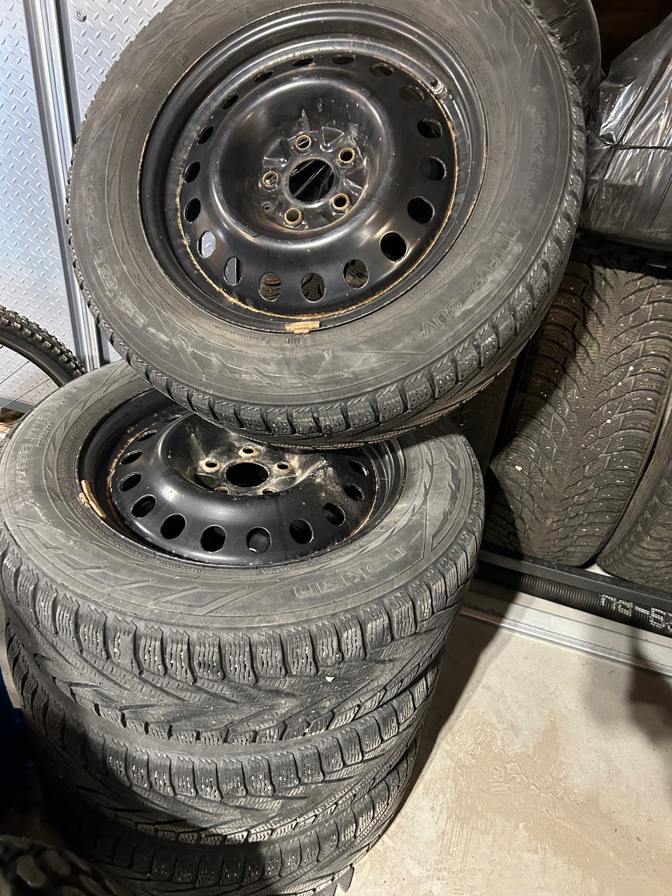 Steel Winter wheels & Nokian tires and rim fits RAV4, CRV, RDX | Tires ...