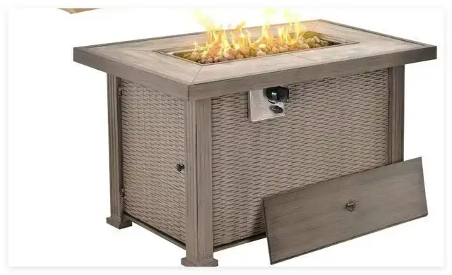 Brand New Aluminum & Steel Fire Pit Table Special $299 | Patio & Garden ...