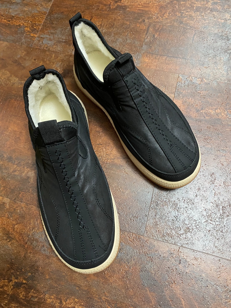 “NEW” Men’s Size 10.5 Black Leather Winter Snow Boots | Men's Shoes ...