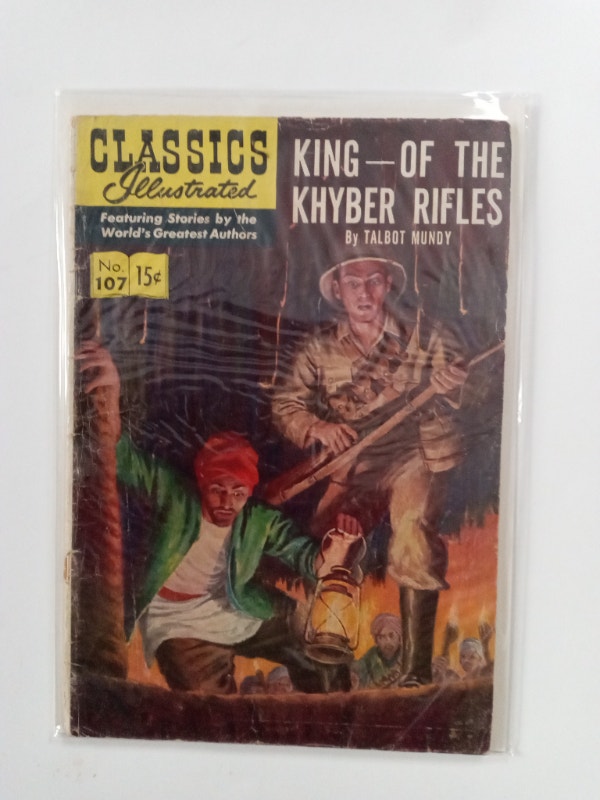CLASSIC ILLUSTRATED COMIC "KING OF THE KHYBER RIFLES" | Bandes ...
