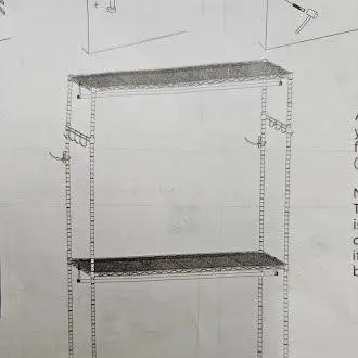 Multi Layer Combination Clothes Shelf | Bookcases & Shelving Units ...