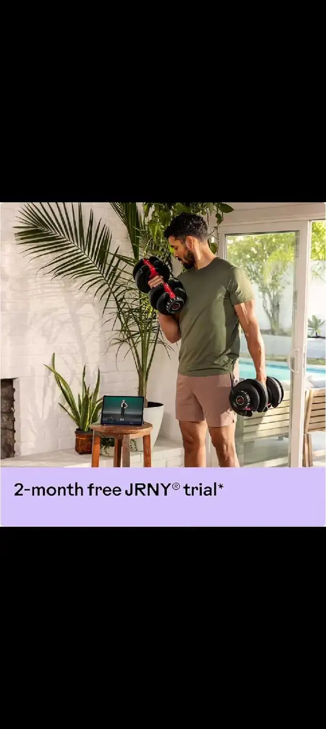 Bowflex SelectTech Adjustable Dumbbells - Set of 2 | Exercise Equipment ...