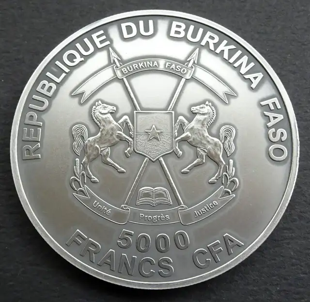 2013 Burkina Faso: Smilodon Sabre-Toothed Tiger, 4oz,.999 Silver | Arts ...