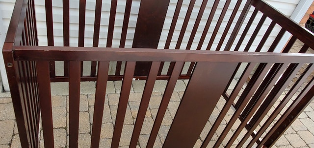 KIDIWAY 4-IN-1 CHERRYWOOD ADJUST. BABY TODDLER GRIB BED | Cribs ...