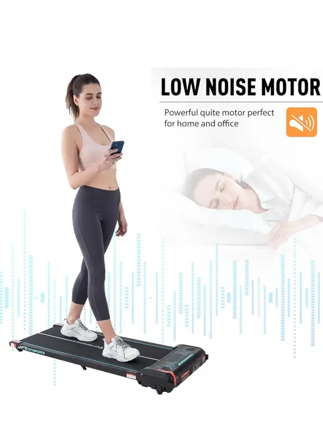 CITYSPORTS Under Desk Treadmill,Motorised Walking Treadmill, Tr ...