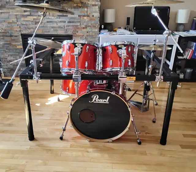 Pearl Vision pearl Rack Zildjian Sabian cymbels | Drums & Percussion ...