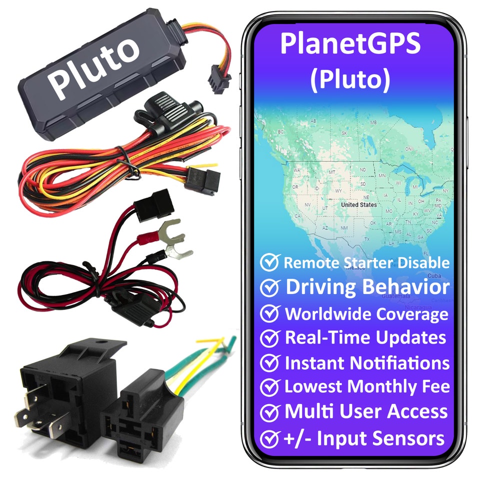 GPS Tracker | Hard-Wired with Kill Switch Remote Starter Disable ...