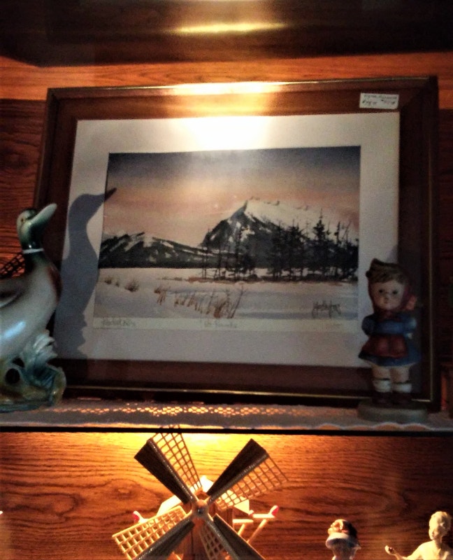 Signed & Numbered Print by J. Yardley Jones-1991 'Mt. Rundle' - | Arts ...