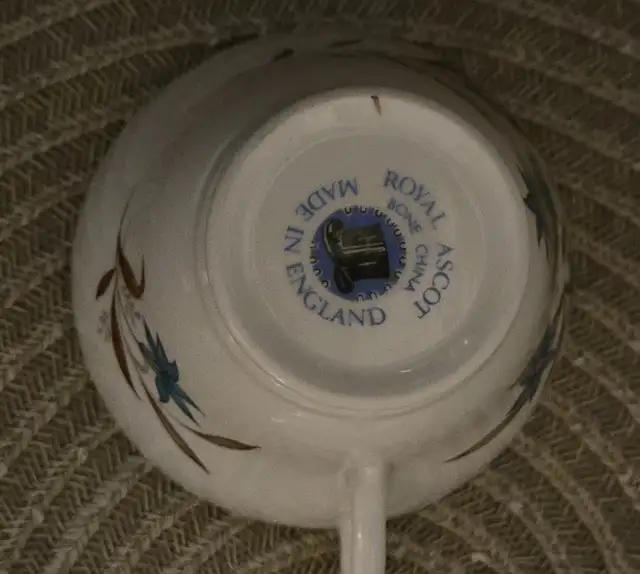 Beautiful Vintage Royal Ascot Bone China Tea Cup and Saucer | Arts ...