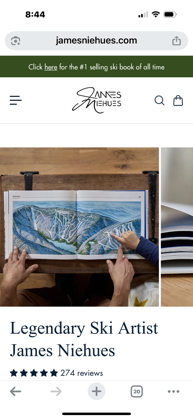 New Coffee Table Ski Book - The Man Behind the Maps | Non-fiction ...
