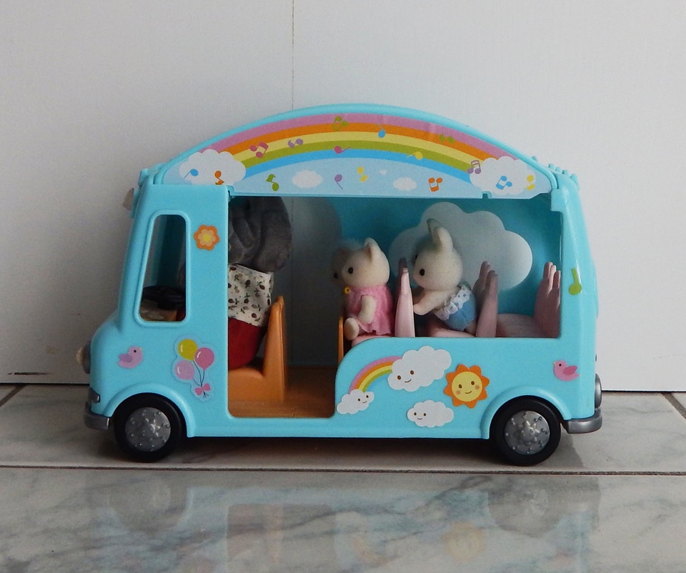 Sylvanian--★CALICO CRITTERS★--autobus de bébés avec figurines | Toys ...