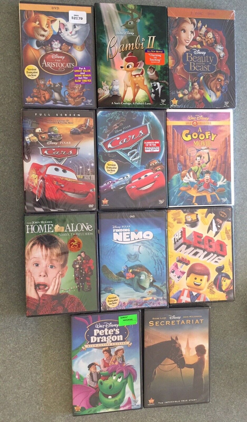 New Disney DVDs A Goofy Movie Cars 1 2 Bambi The LEGO Movie | CDs, DVDs ...