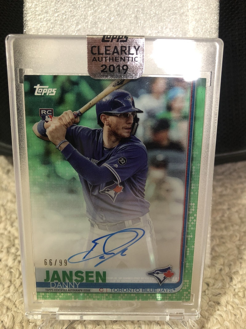 DANNY JANSEN 2019 Topps Clearly Authentic Auto Green RC /99 | Arts ...