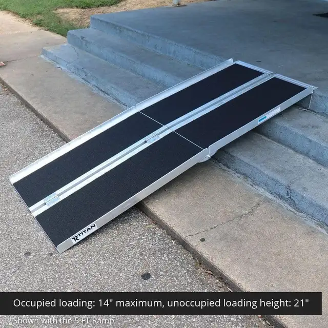 7ft titan Multi-Fold Aluminum Wheelchair Ramp | Health & Special Needs ...