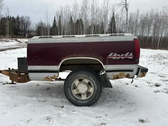 Heavy-Built Utility Trailer — Pickup Truck Box | Cargo & Utility ...