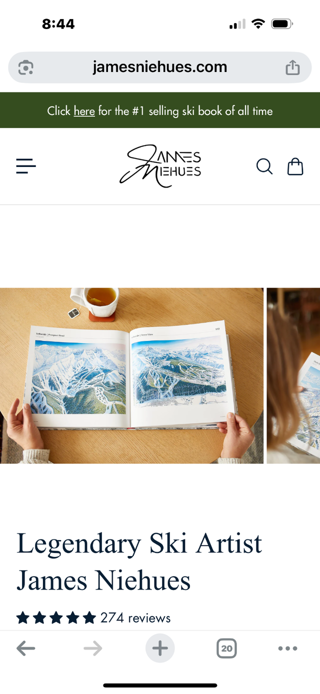 New Coffee Table Ski Book - The Man Behind the Maps | Non-fiction ...
