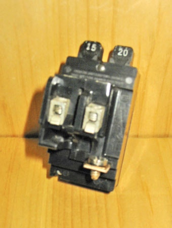 ITE BULLDOG PUSHMATIC 15/20 AMP TWIN CIRCUIT BREAKER ~ RARE ...