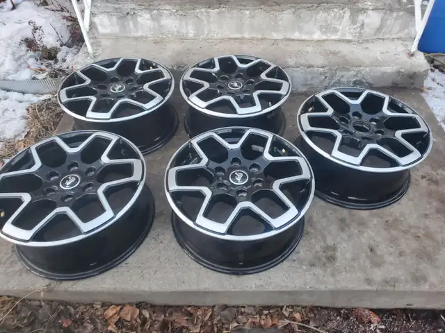 18x7.5 Ford Bronco &Ford Ranger MACHINED BLACK OEM Rims + TPMS | Other ...