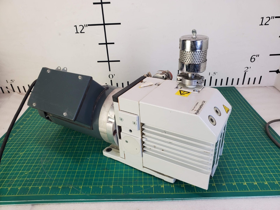 Leybold TRIVAC D8B 91255-1 W/ MARATHON 3/4HP 1725RPM Vacuum Pump ...