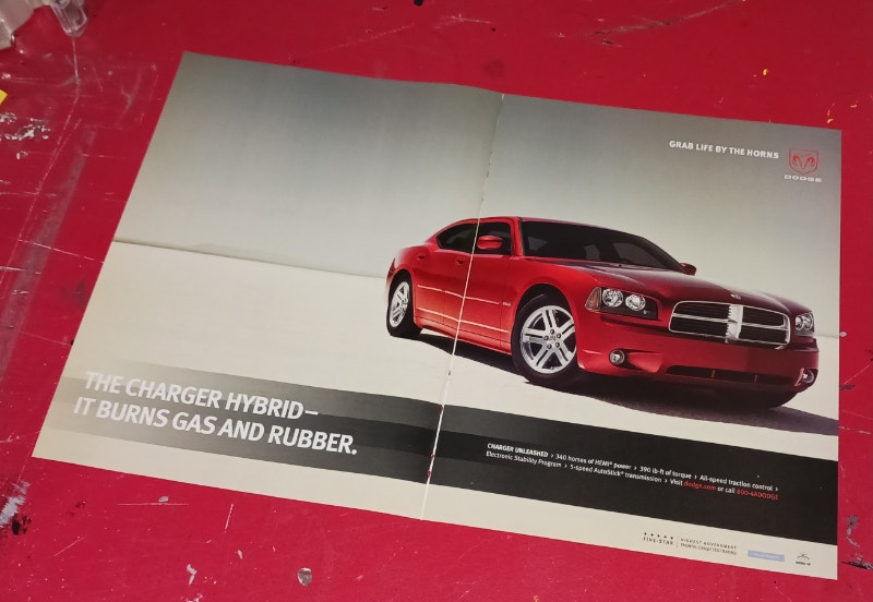 2006 PRINT CAR AD - DODGE CHARGER HEMI - AFFICHE MOPAR | Art et objets ...