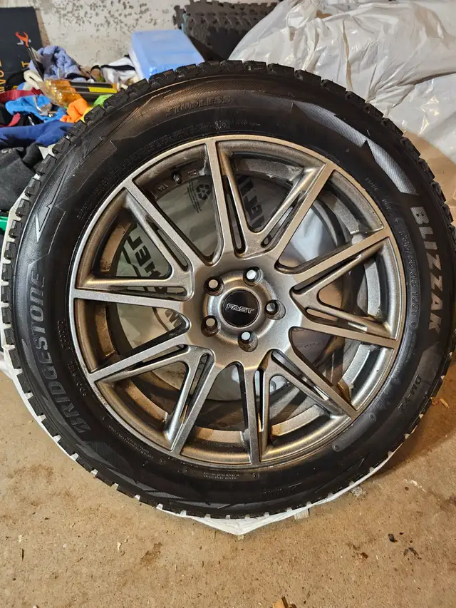 Brand new Blizzak winter tires, mounted/balanced on 18 inch rims ...