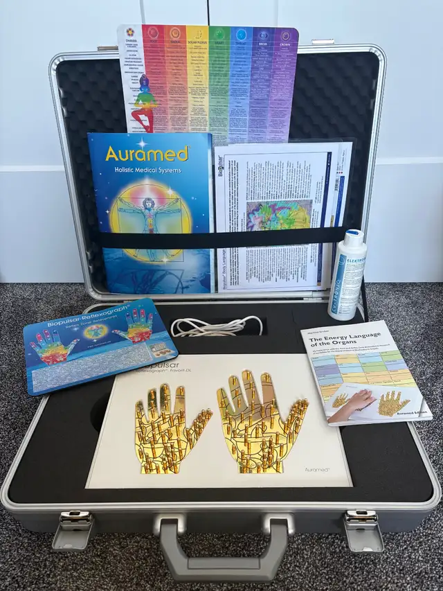 Auramed Biopulsar Reflexograph Aura & Chakra Holistic Package | Health & Special Needs ...