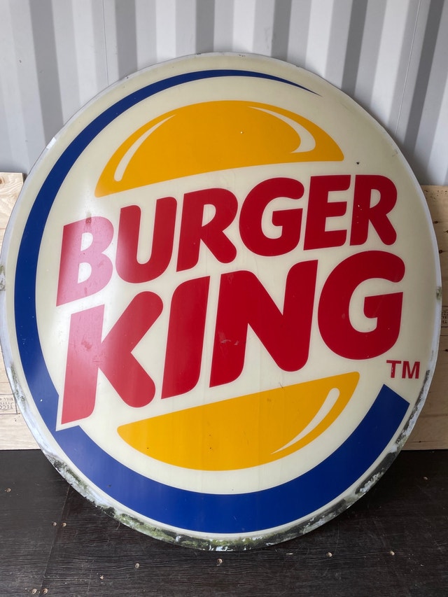 Vintage Burger King sign 6ft | Arts & Collectibles | Chatham-Kent | Kijiji