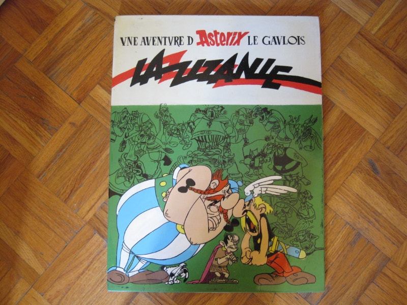 Très beau cadre laqué Astérix / Lacquered comic frame Astérix ...